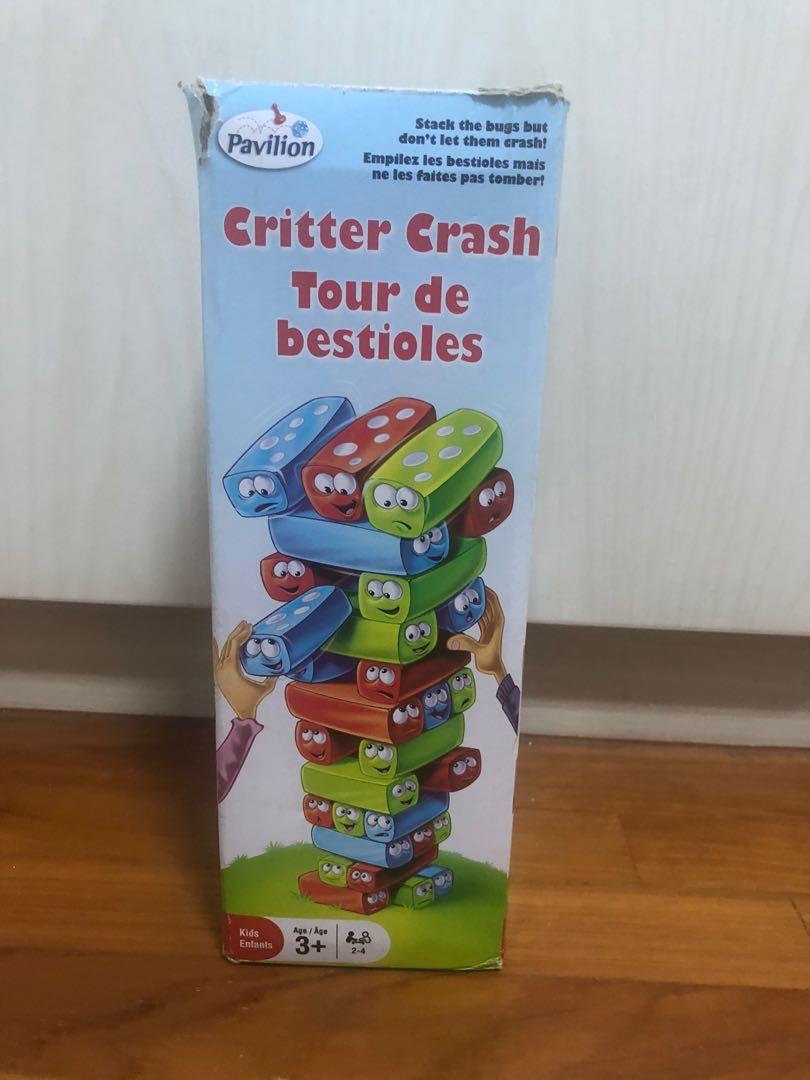 Critter Crash Tower Blocks, Hobbies & Toys, Toys & Games on Carousell