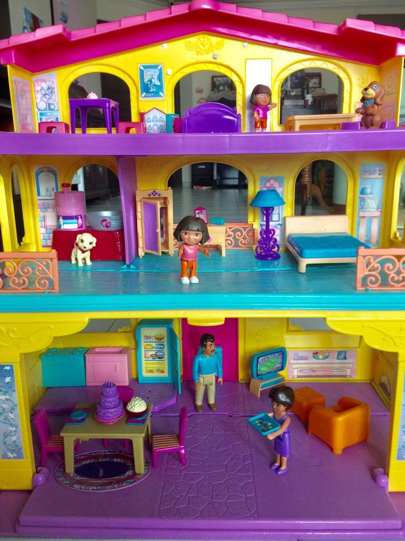 Dora Doll House by Mattel, Hobbies & Toys, Toys & Games on Carousell