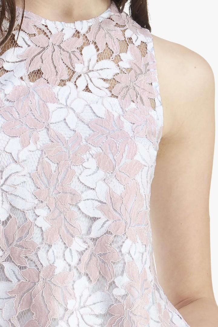 Fayth Demi Lace Panel Top, Women's Fashion, Tops, Sleeveless on Carousell