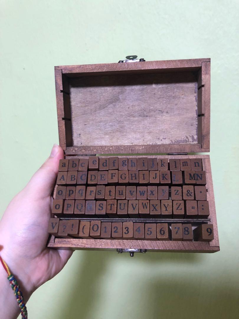 Full Alphabet Chop, 70 Stamps in box, Hobbies & Toys, Stationery ...