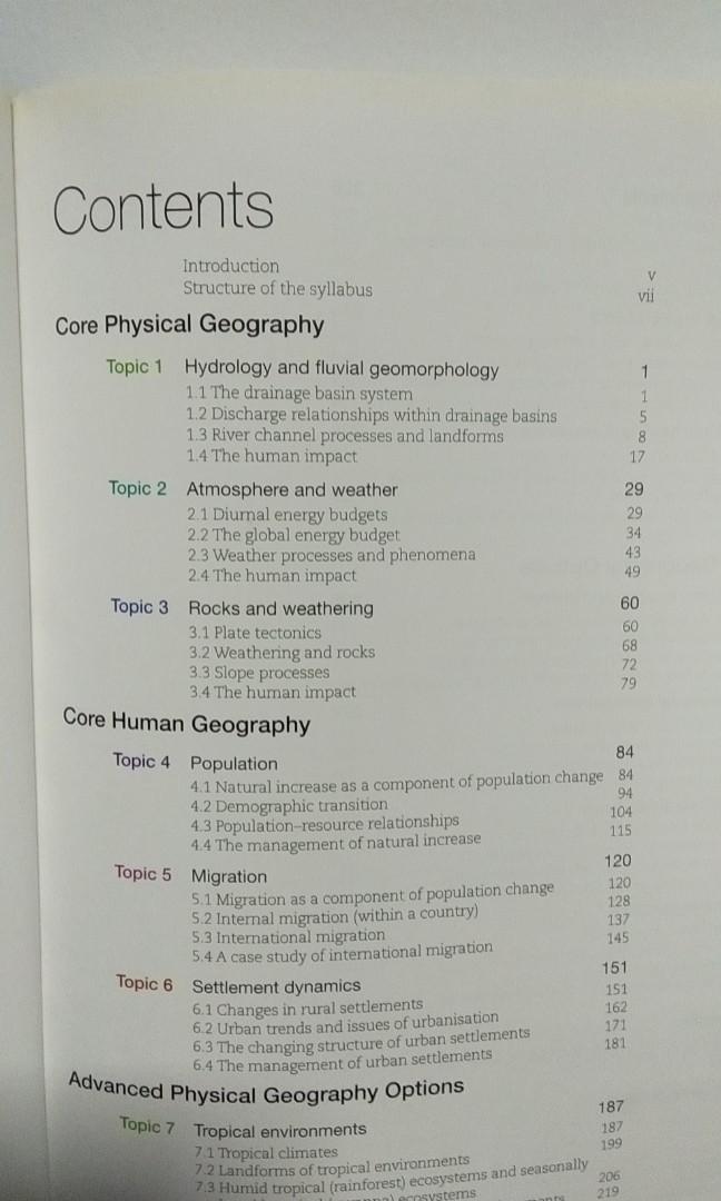 Geography A level textbook, Hobbies & Toys, Books & Magazines ...