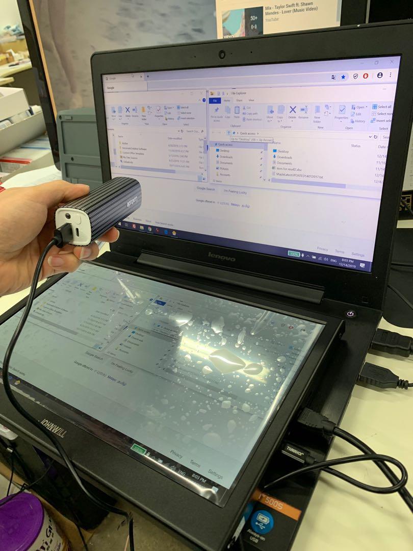 JOHNWILL Portable Monitor 13.3'' IPS LCD Monitor 1920X1080 IPS Portable ...