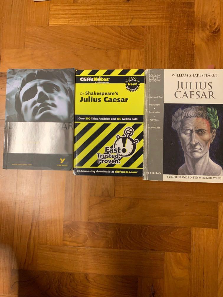 Julius Caesar Shakespeare Book + Cliff/York Notes, Hobbies & Toys ...