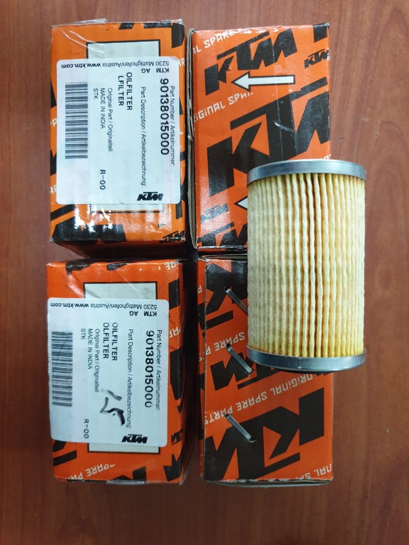KTM Duke 200 Oil Filter, Motorcycles, Motorcycle Accessories on Carousell