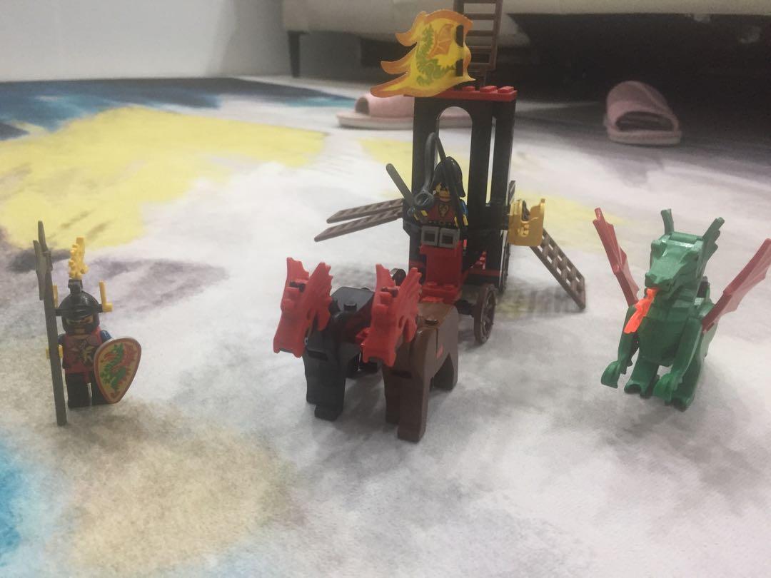 Lego 6056 vintage dragon wagon full set, Hobbies & Toys, Toys & Games ...