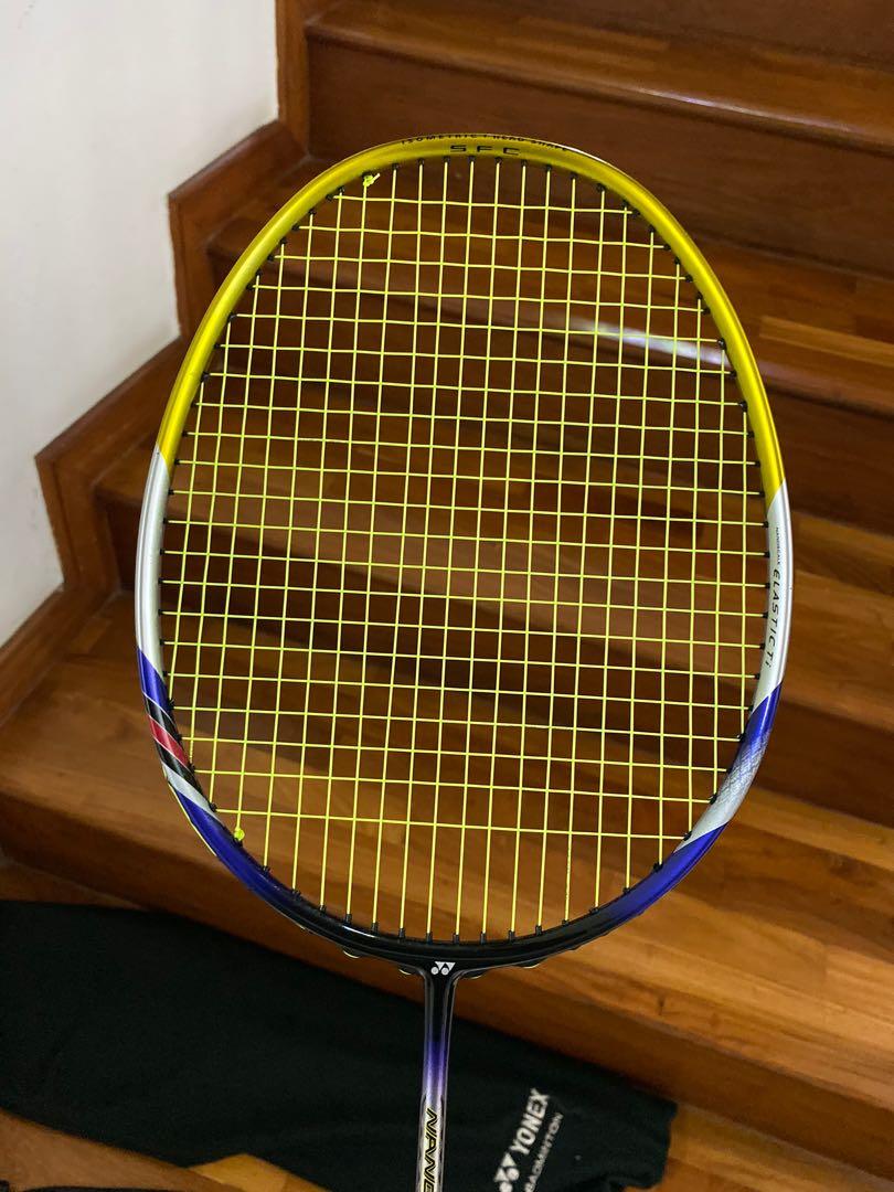 Nanospeed 9000 yonex, Sports Equipment, Sports & Games, Racket & Ball ...