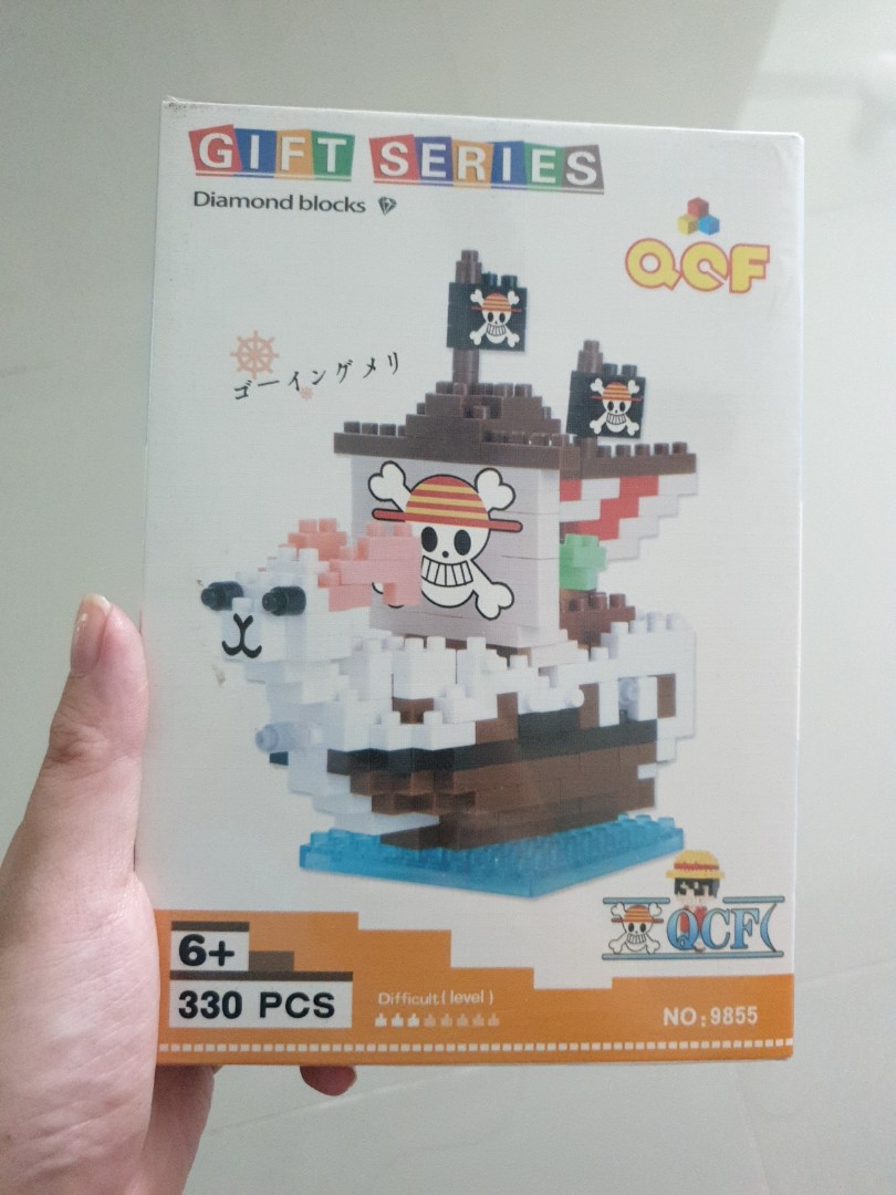 One Piece boat block, Hobbies & Toys, Toys & Games on Carousell