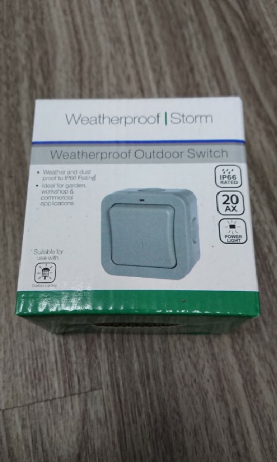 Outdoor waterproof switch, 1 gang 2 way, TV & Home Appliances ...