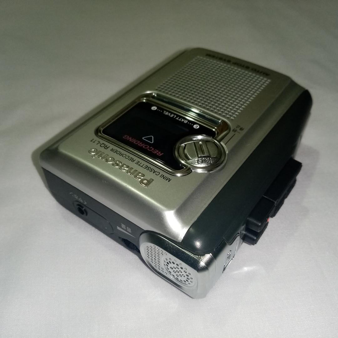 PANASONIC RQ-L11 MINI CASSETTE RECORDER, Audio, Voice Recorders on ...