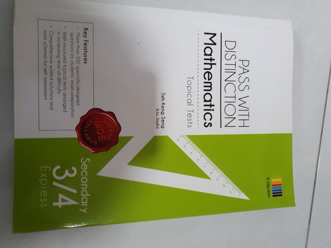 Pass with distinction Mathematics, Hobbies & Toys, Books & Magazines, Assessment Books on Carousell