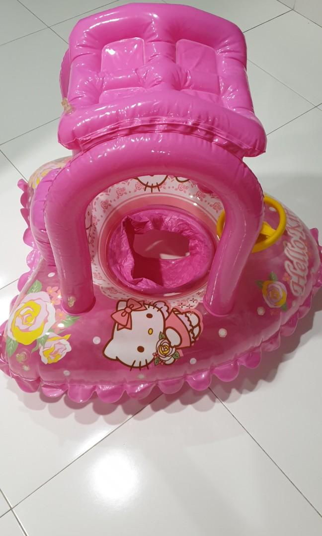 Pink Hello Kitty float for kids (swimming), Babies & Kids, Babies ...