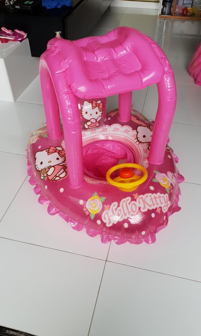 Pink Hello Kitty float for kids (swimming), Babies & Kids, Babies ...