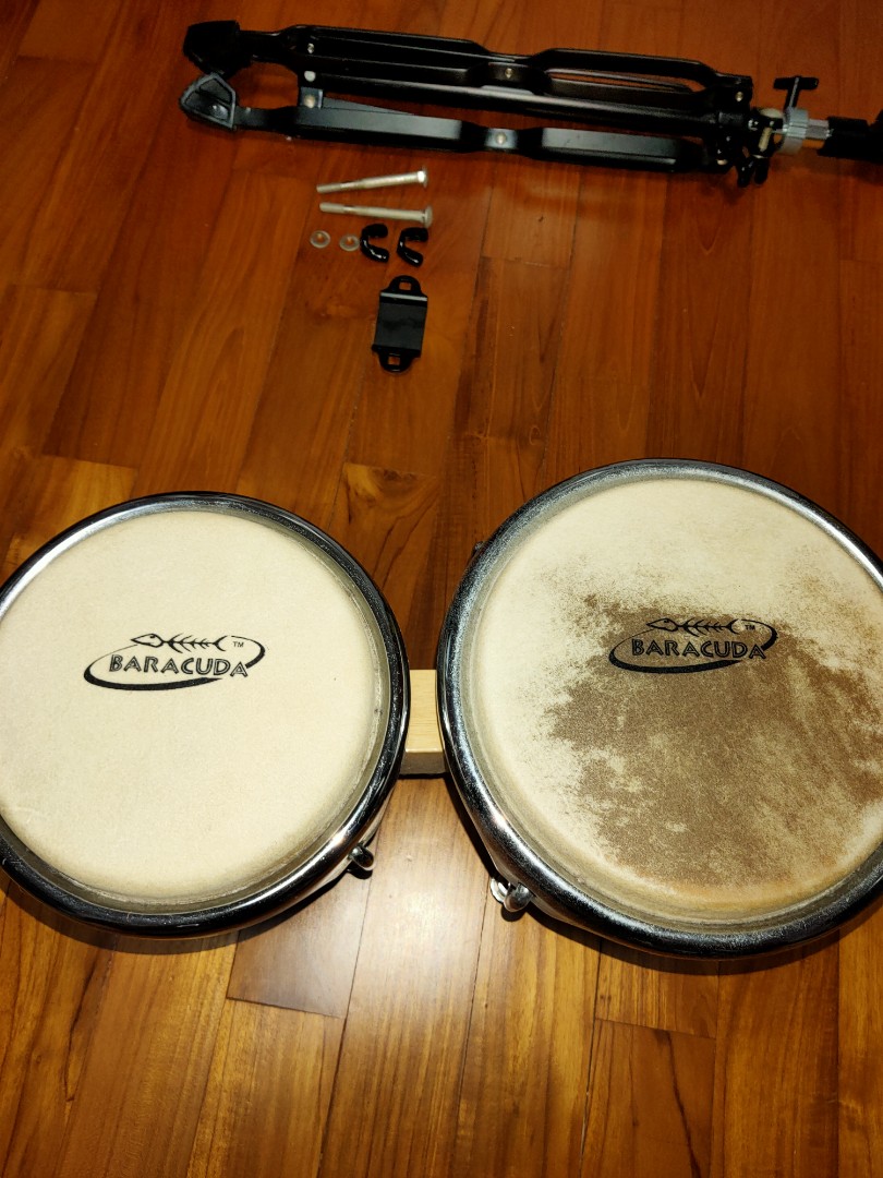 Professional Bongo set with stand, Hobbies & Toys, Music & Media ...