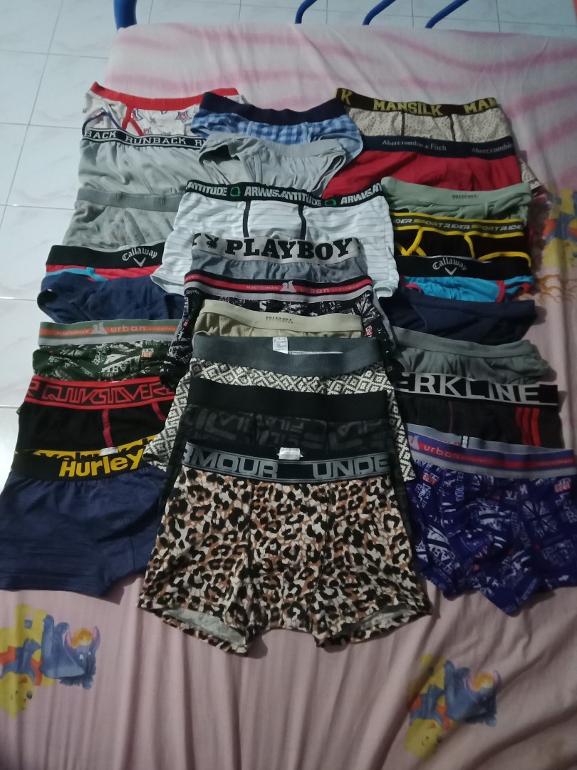 Sempak Bekas Pribadi, Fesyen Pria, Pakaian , Bawahan on Carousell