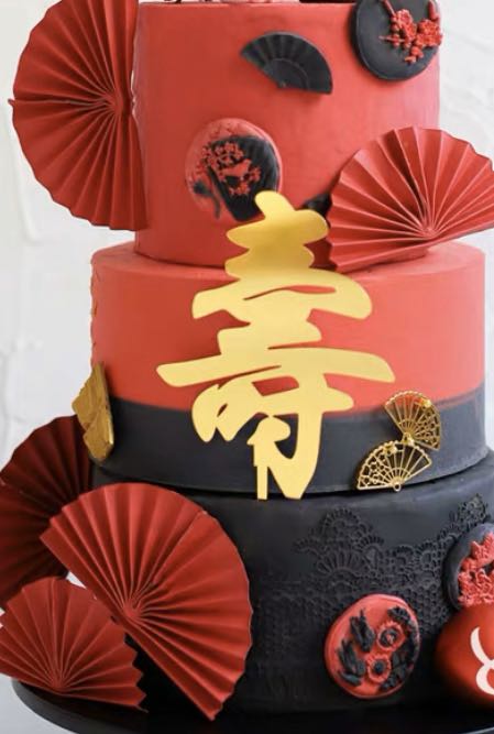 Shou topper in gold Acrylic, Hobbies & Toys, Stationery & Craft, Craft ...