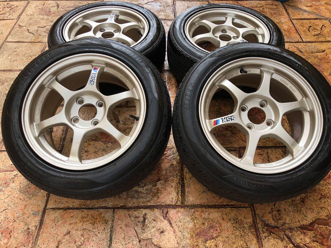 Sport Rim SSR Type C Light Gold 15 pcd100, Auto Accessories on Carousell