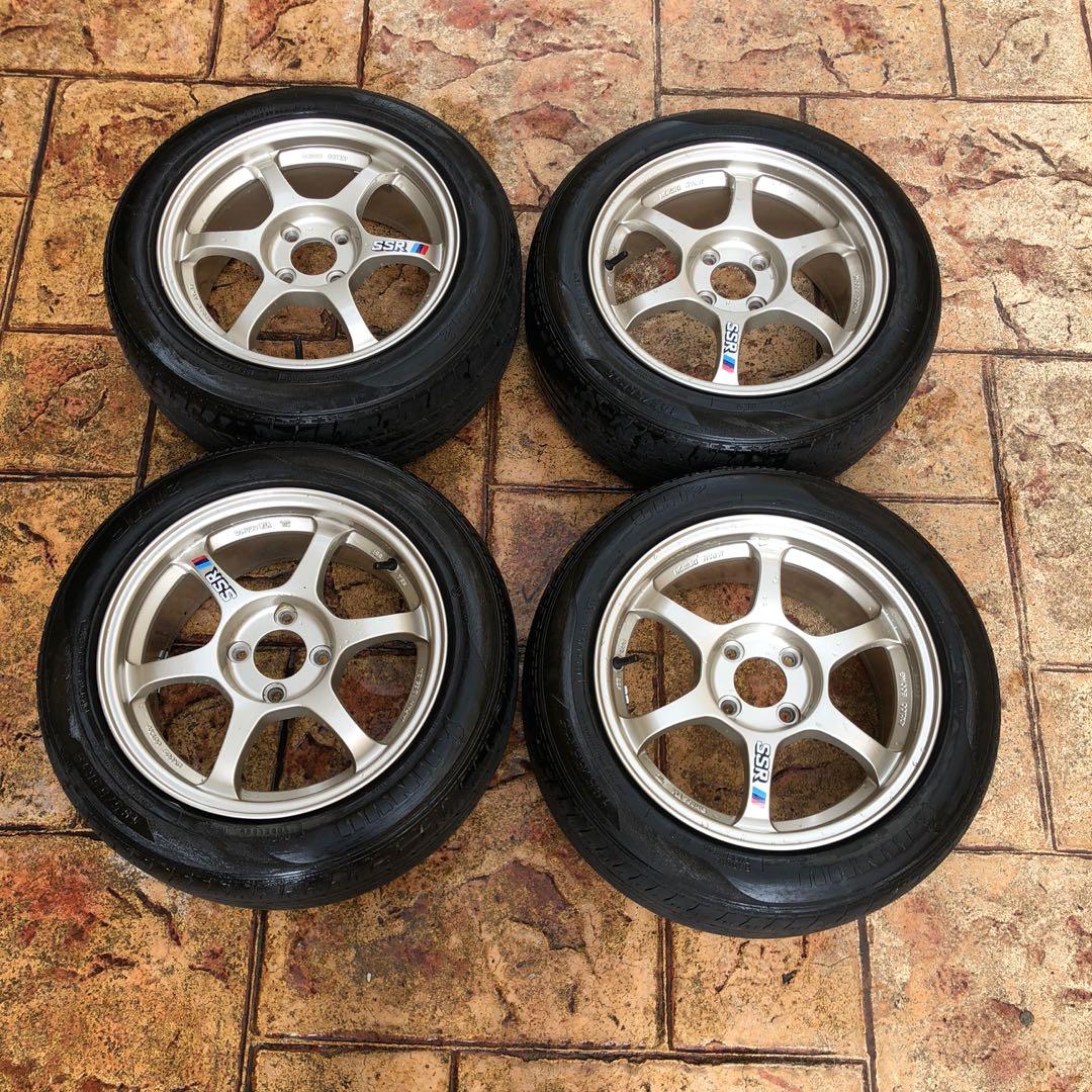 Sport Rim SSR Type C Light Gold 15 pcd100, Auto Accessories on Carousell