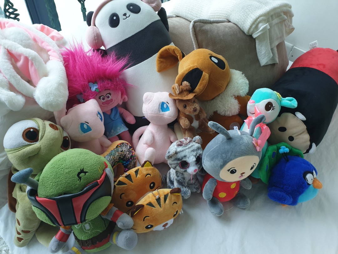Stuff soft toys turtle poppy star wars cat keychain bee peacock eevee ...