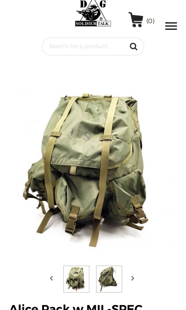 US Alice Pack, Men's Fashion, Bags, Backpacks on Carousell