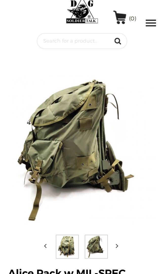 US Alice Pack, Men's Fashion, Bags, Backpacks on Carousell