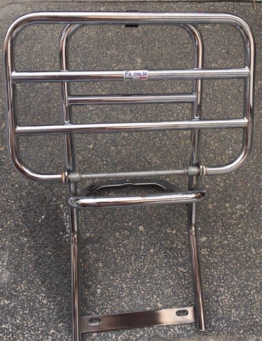 Vespa rear folding rack free box, Motorbikes, Motorbikes for Sale on ...