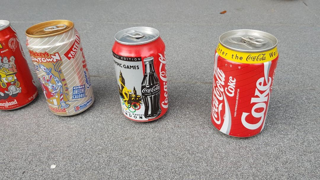 Vintage Coke Cans x 8 - Coca Cola Cans, Vintage & Collectibles, Vintage ...