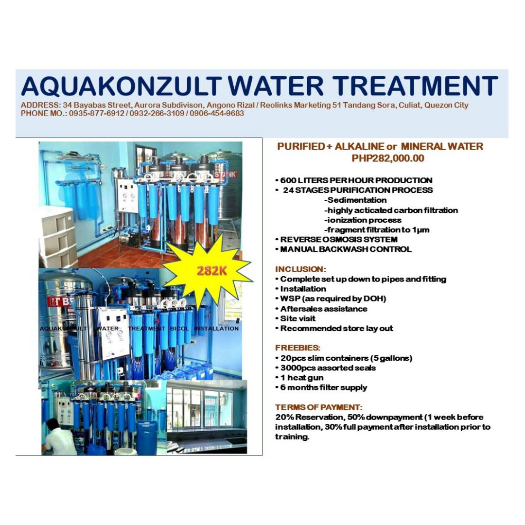 Water Refilling Station Packages, Food & Drinks, Local Eats on Carousell