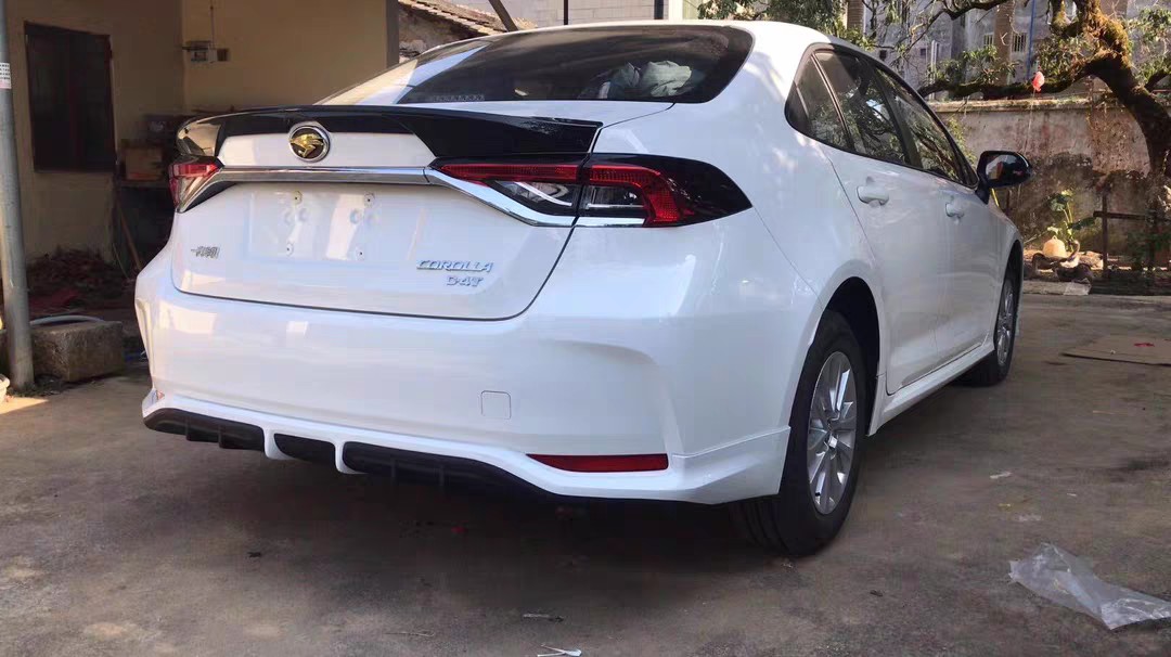 2019 Toyota Corolla Altis Carbon Fiber Look Rear Bonnet Spoiler, Auto ...