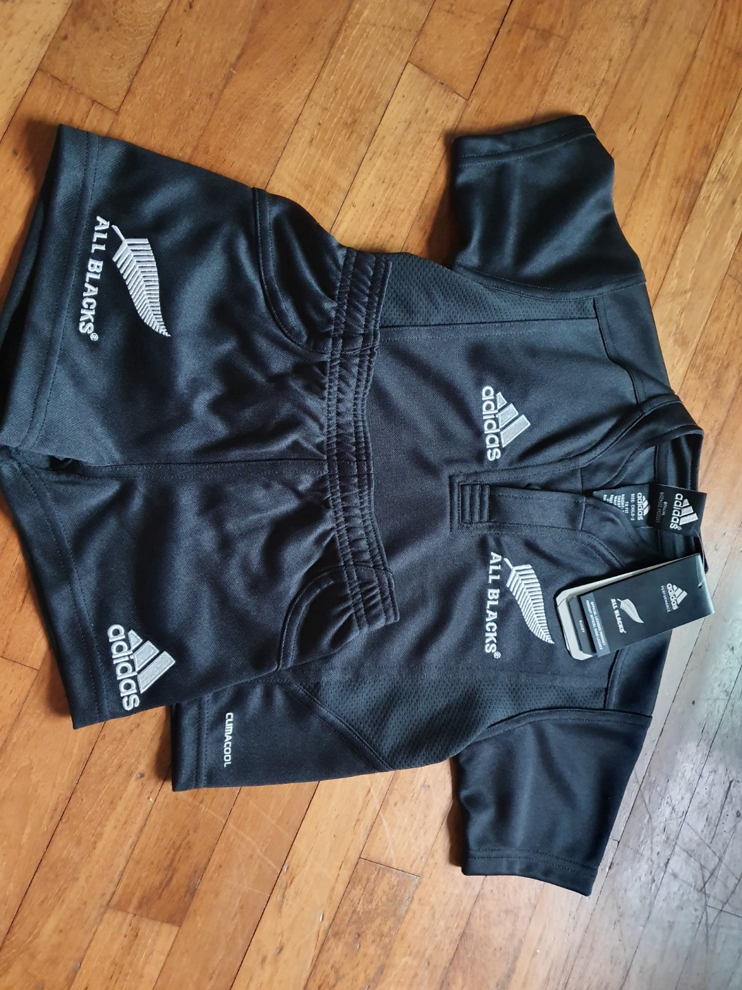All Blacks official adidas rugby jersey, Babies & Kids, Babies & Kids ...