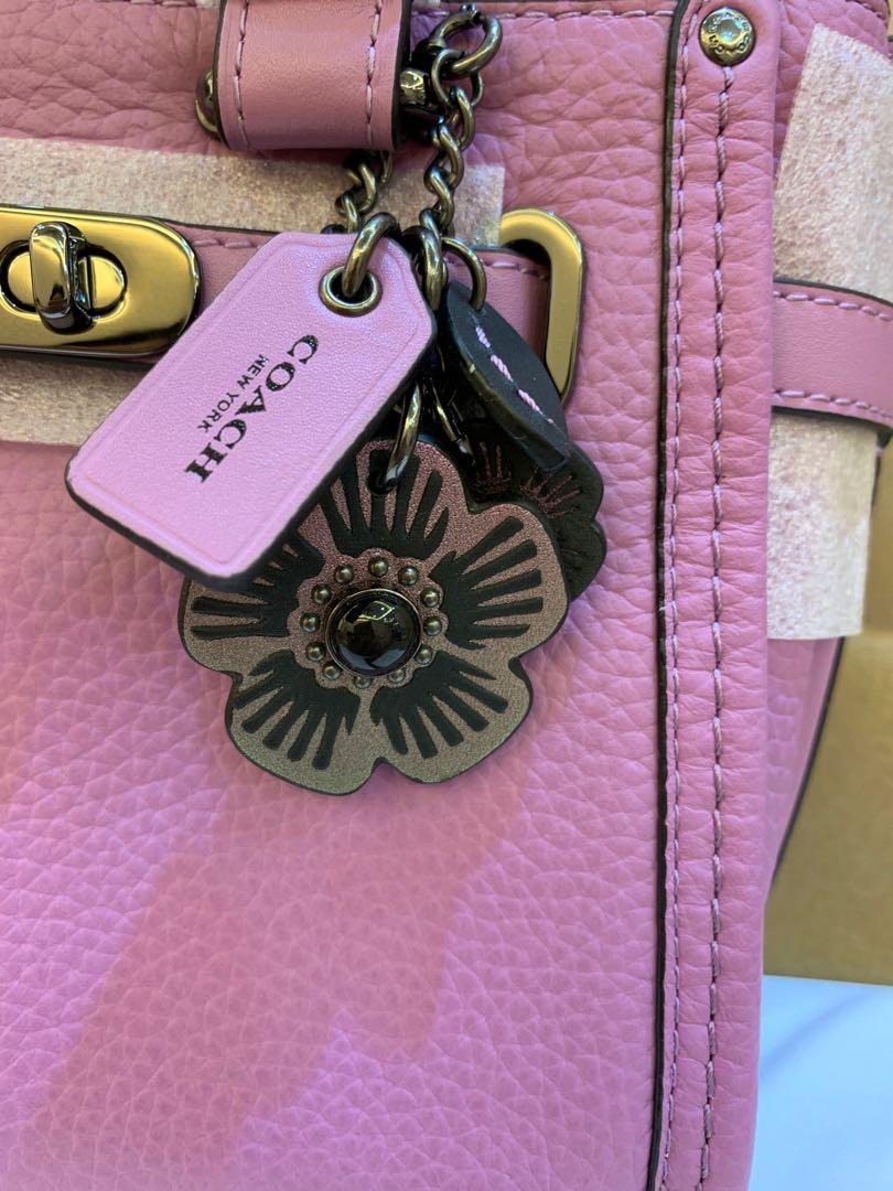 Authentic Coach tea rose swagger mini 21 cm tea rose limited edition ...