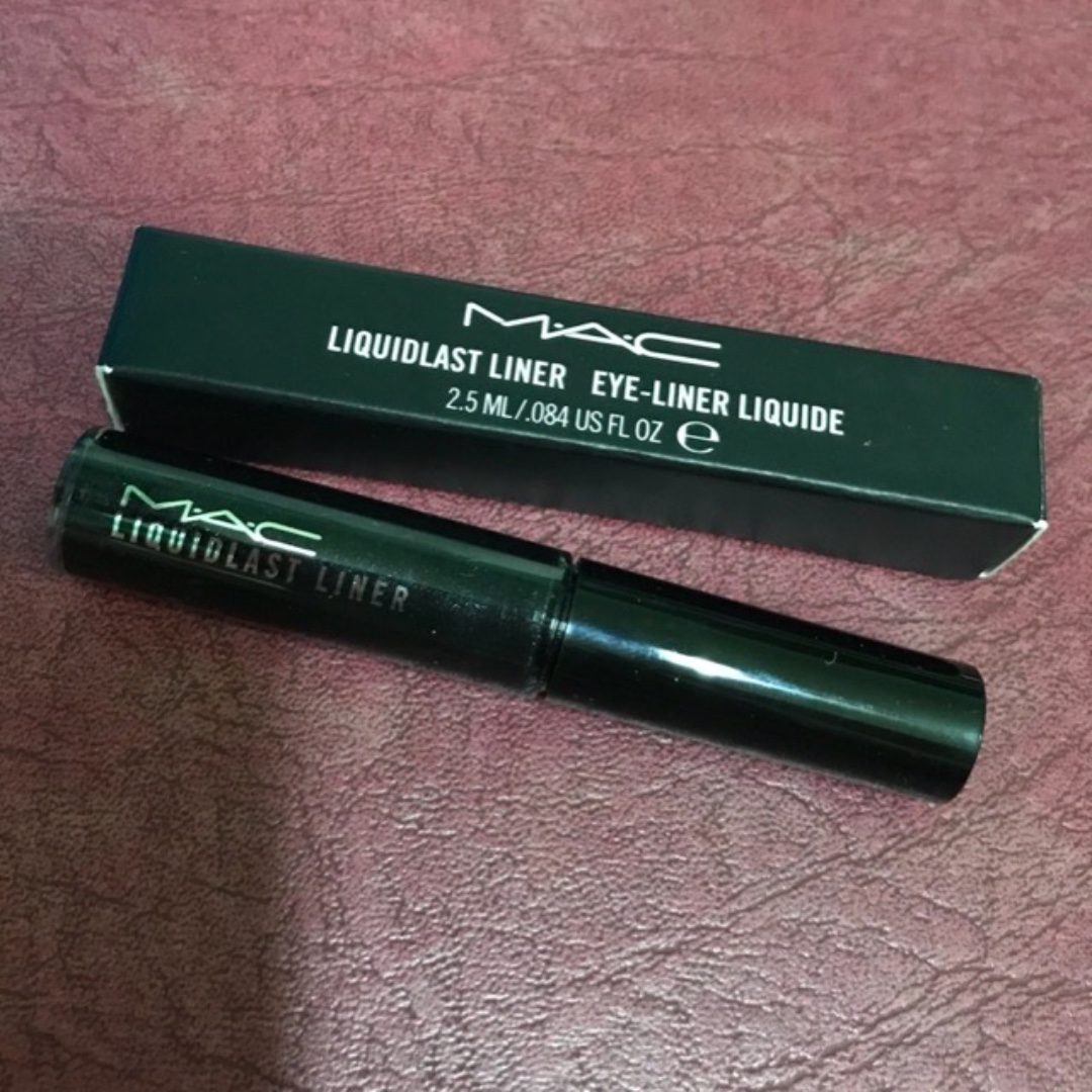 Authentic MAC Liquid Last Liner, Beauty & Personal Care, Face, Face ...