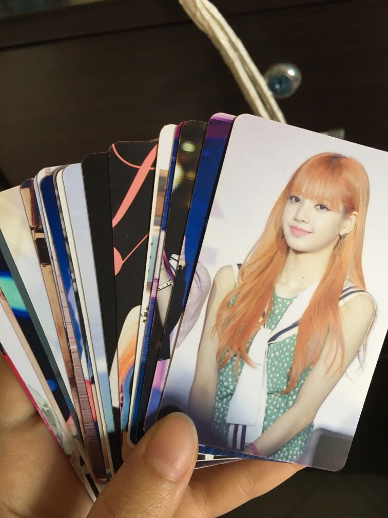 Blackpink Lisa cards, Hobbies & Toys, Memorabilia & Collectibles, K ...