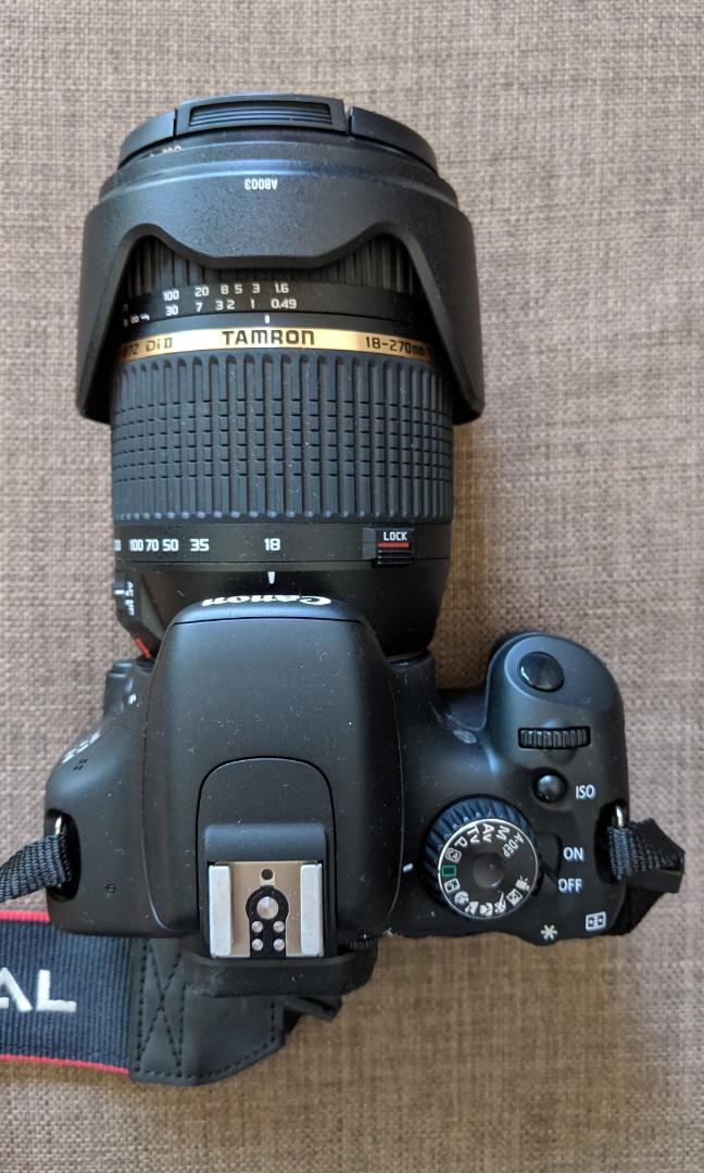 Canon EOS 550D camera + Tamron zoom lens + drybox (super value deal ...