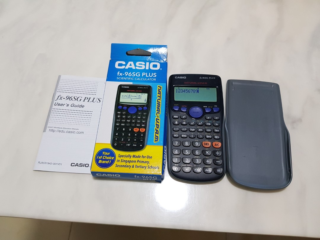 Casio Scientific Calculator fx-96SG Plus, Computers & Tech, Office ...
