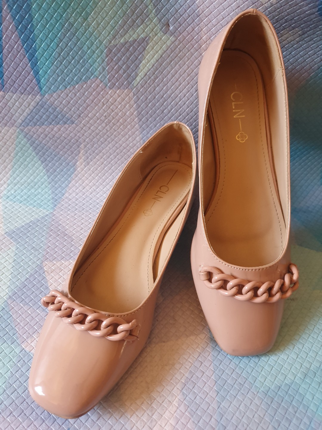 Celine CLN natalia blush pink shoes, Women's Fashion, Footwear, Flats ...