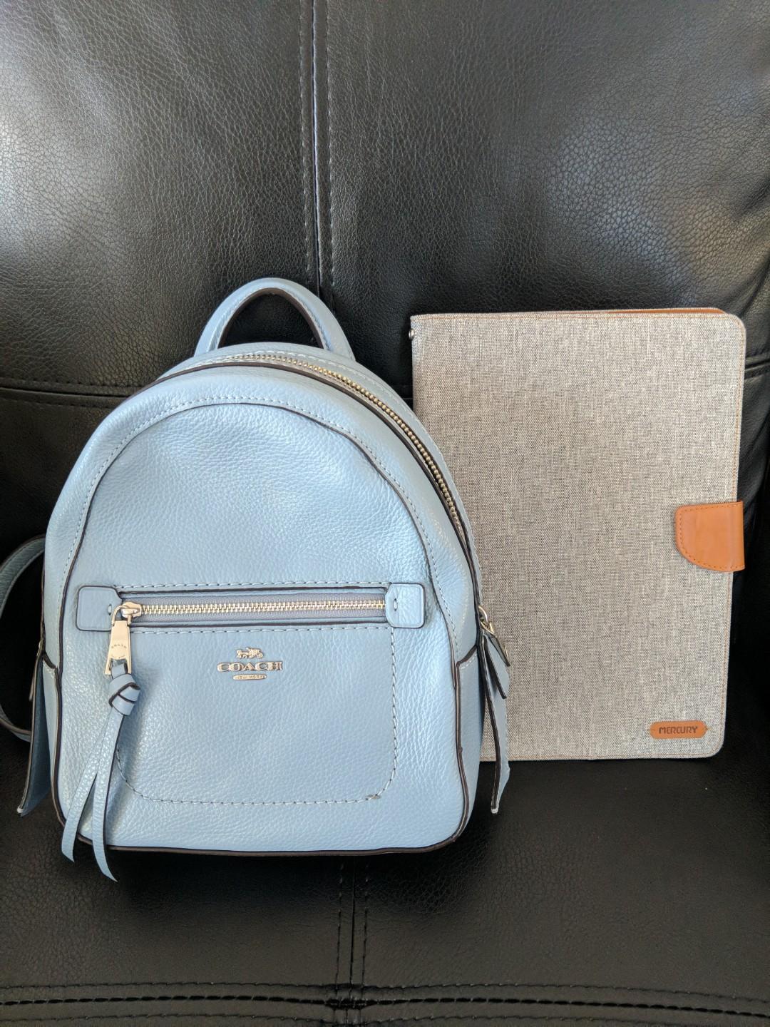 Coach pebble leather andi mini backpack, Women's Fashion, Bags ...