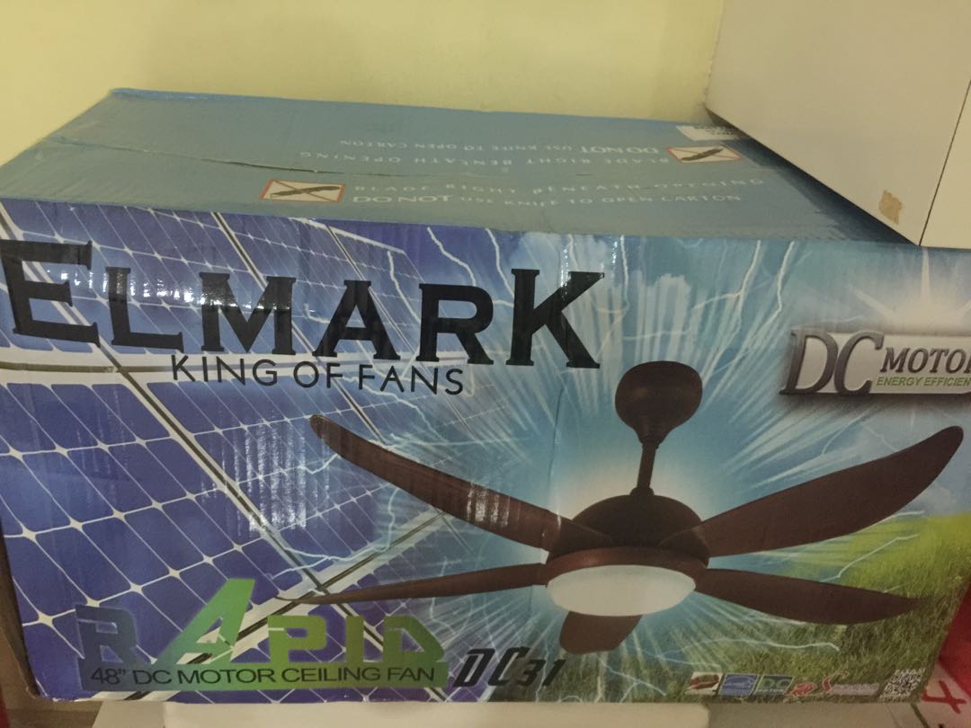 Elmark Ceiling Fan, Furniture & Home Living, Lighting & Fans, Fans on ...