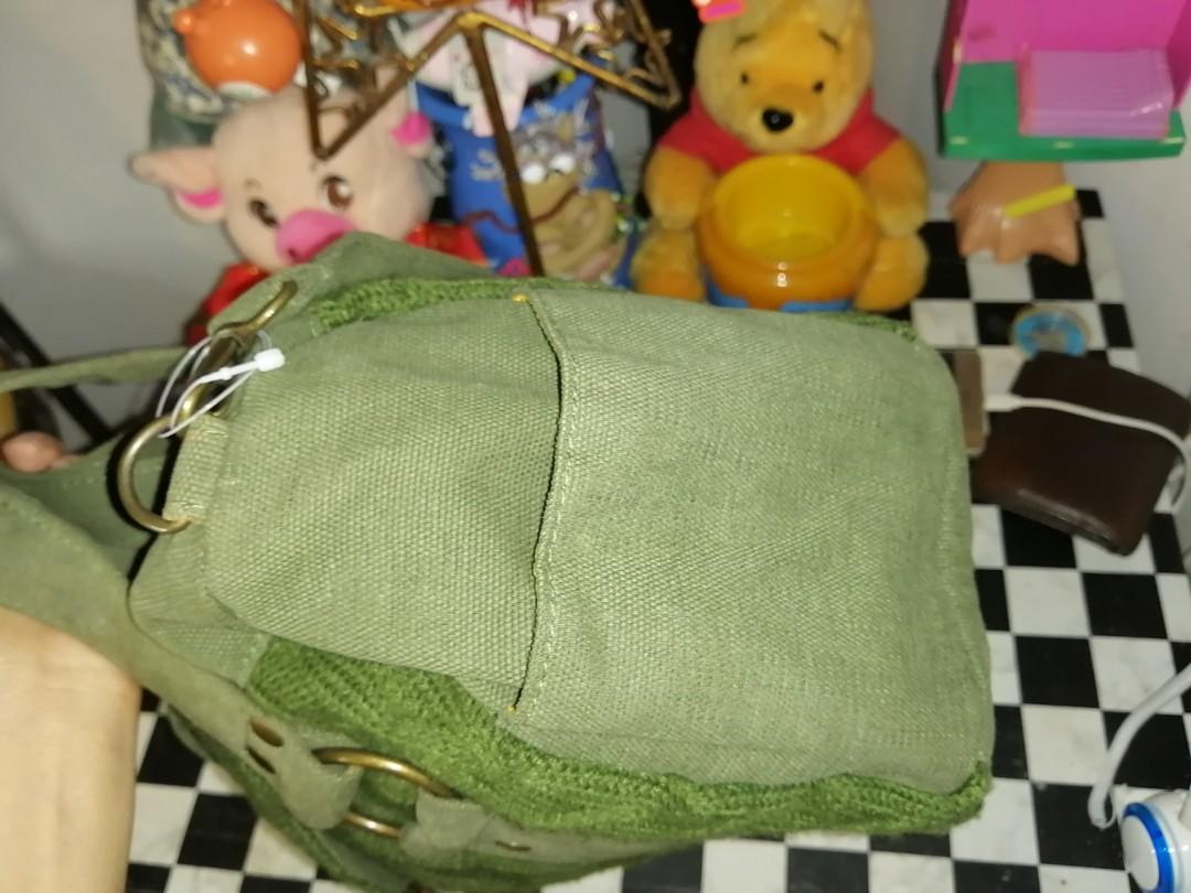 Green Army Two Way Japan Bag, Women's Fashion, Bags & Wallets, Cross ...