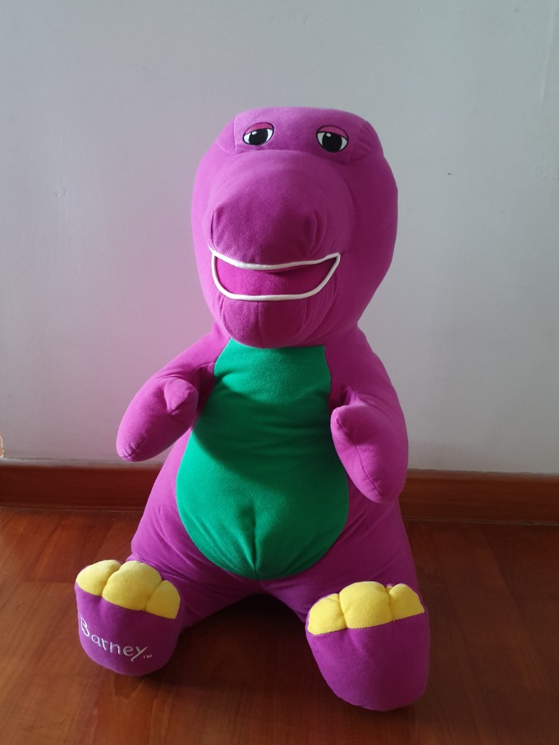 Huggable Barney Soft Toy, Hobbies & Toys, Toys & Games on Carousell