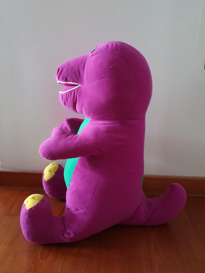 Huggable Barney Soft Toy, Hobbies & Toys, Toys & Games on Carousell