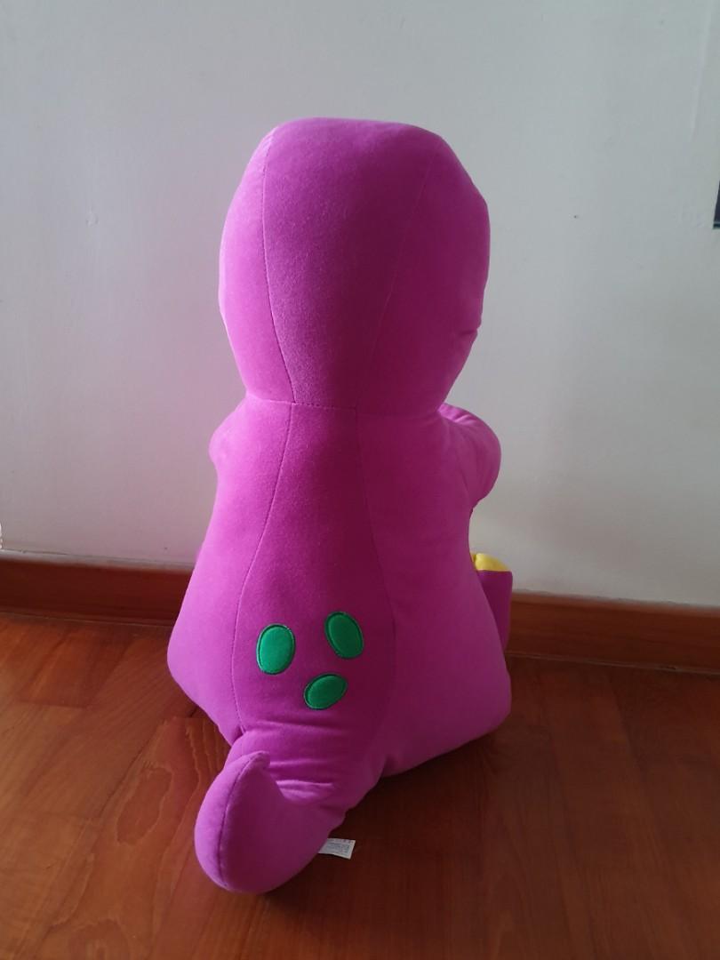Huggable Barney Soft Toy, Hobbies & Toys, Toys & Games on Carousell
