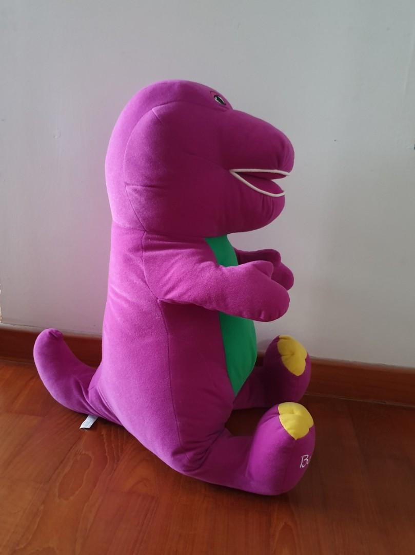 Huggable Barney Soft Toy, Hobbies & Toys, Toys & Games on Carousell