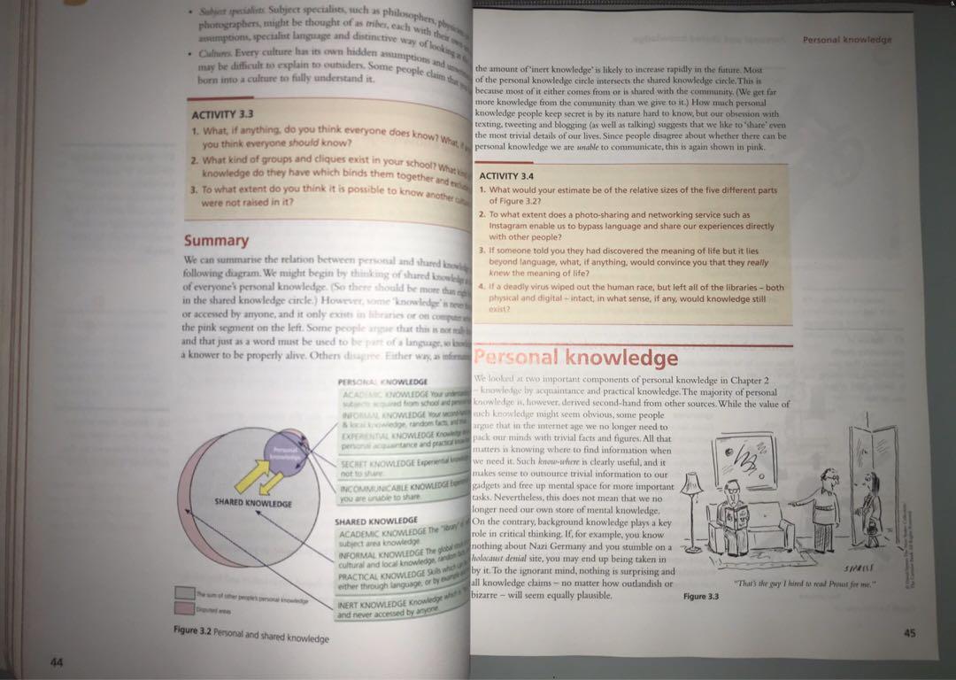 IB TOK Textbook, Hobbies & Toys, Books & Magazines, Textbooks on Carousell