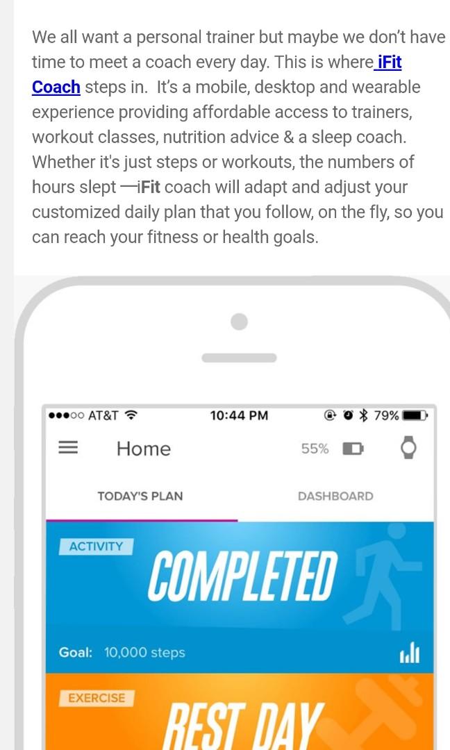 iFIT band, Mobile Phones & Gadgets, Wearables & Smart Watches on Carousell