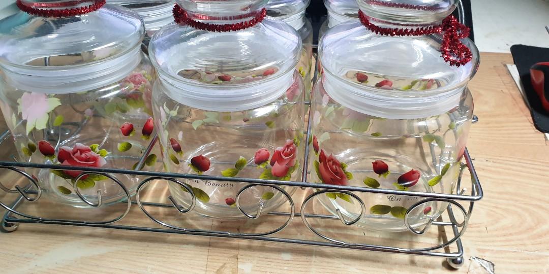 container for cookies, Kueh container, for kuih hari raya, Furniture ...