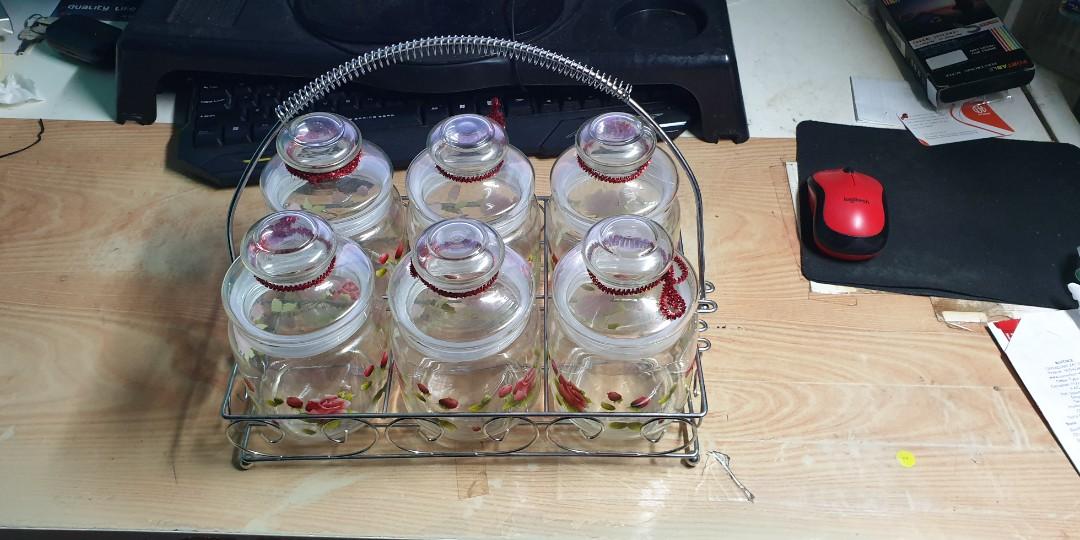 container for cookies, Kueh container, for kuih hari raya, Furniture ...