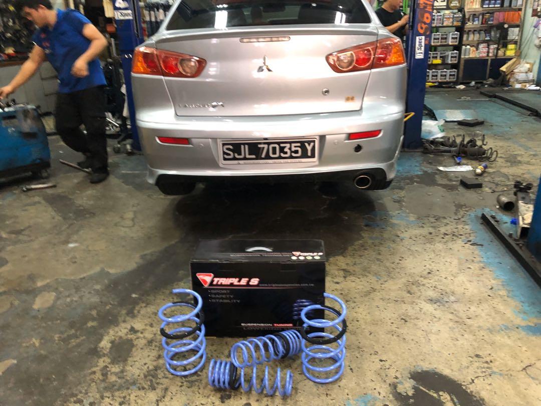 Lancer ex triple s lowering spring, Car Accessories, Accessories on ...