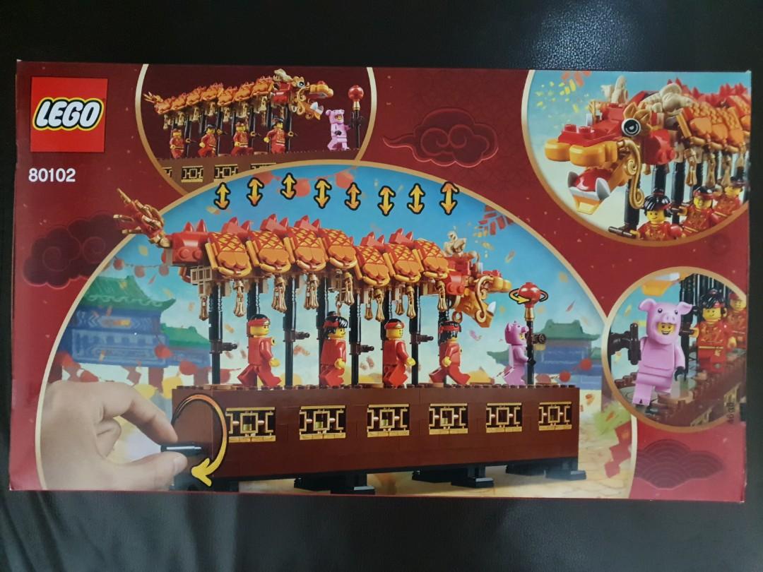 Lego 80102 Dragon Dance Chinese New Year Set - CNY Lunar Reunion Boat ...