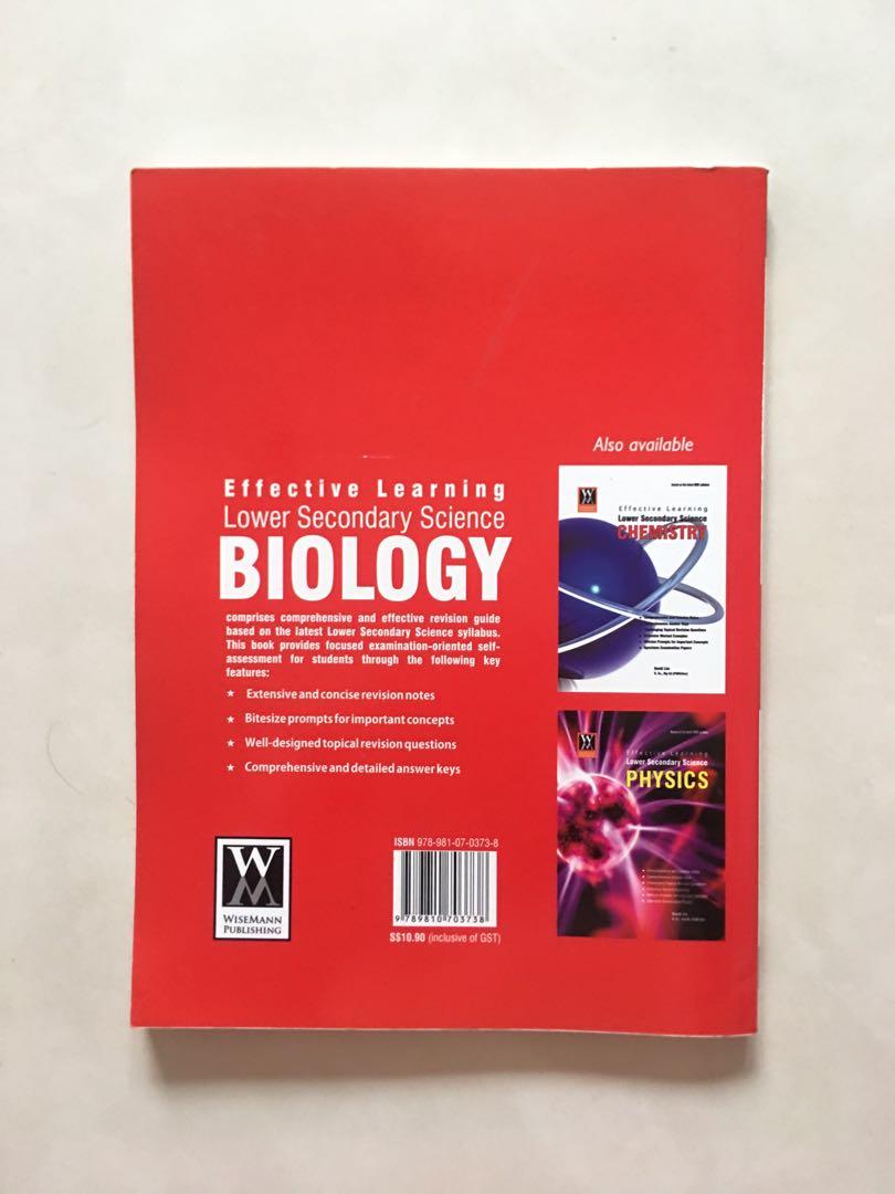 Lower Secondary Science Biology assessment book, Hobbies & Toys, Books ...