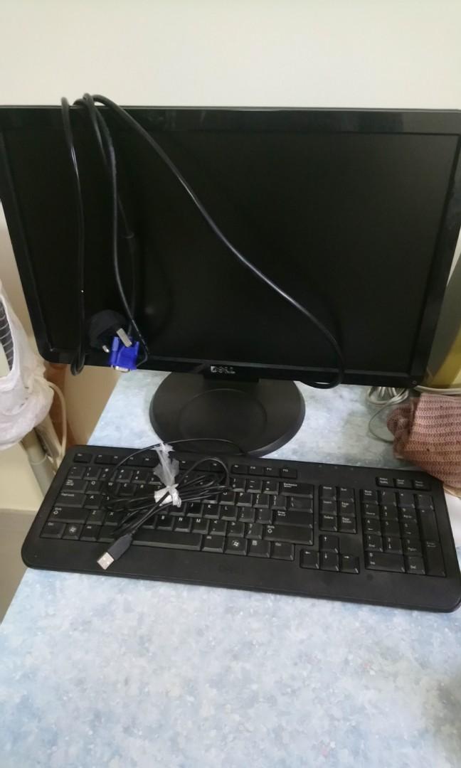 Mon & keyboard, 電腦＆科技, 電腦周邊及配件, 電腦鍵盤及相關產品 - Carousell